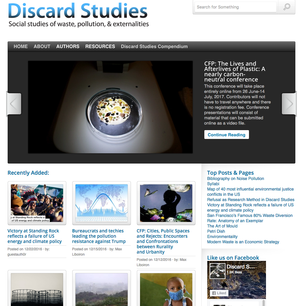 Top posts on the Discard Studies Blog in 2016 | Discard Studies